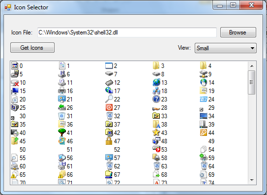 VS 2008 [RESOLVED] How to show dll icons?-VBForums