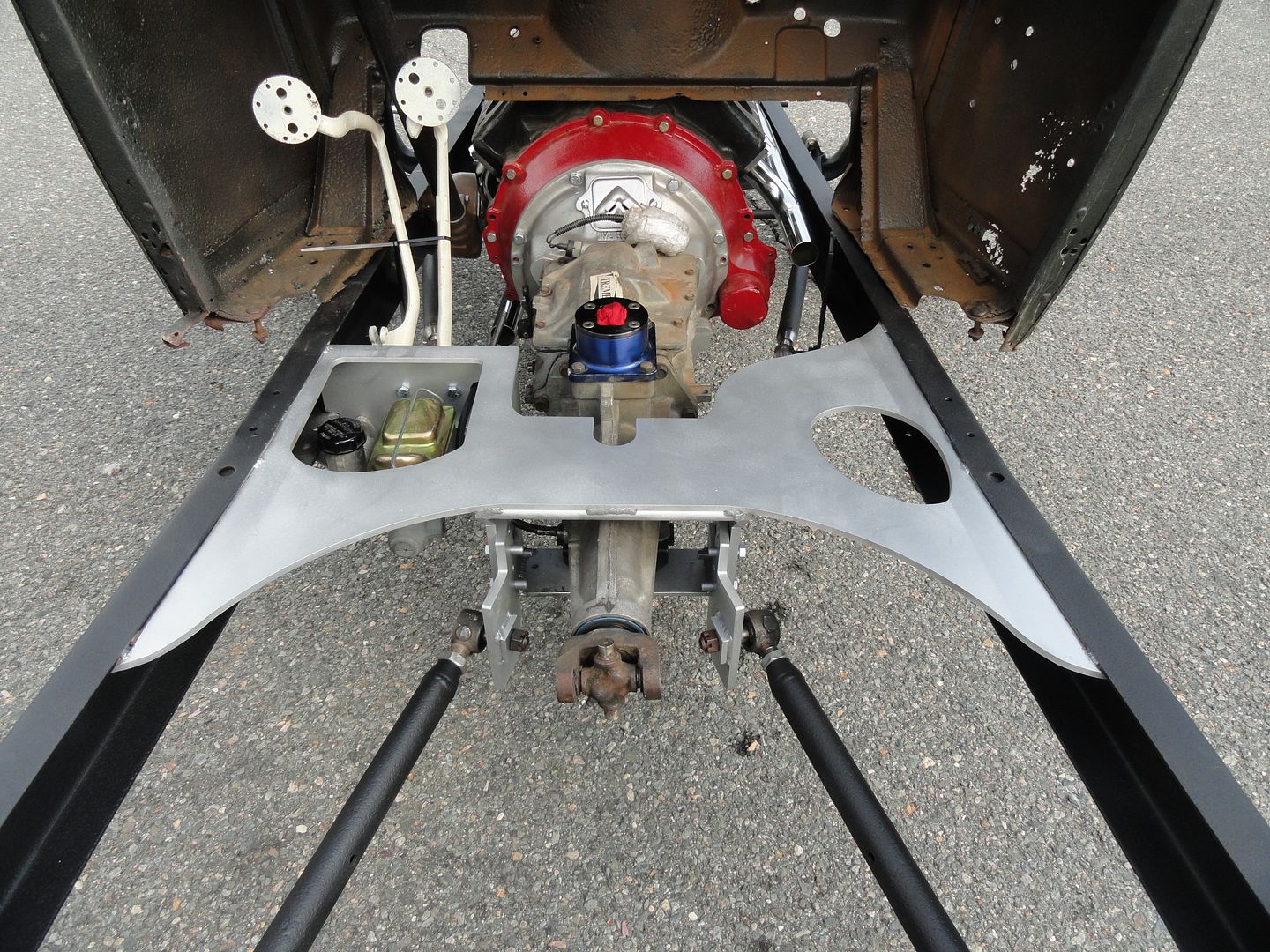 Center crossmember for AV8-T5 conversion - The Ford Barn