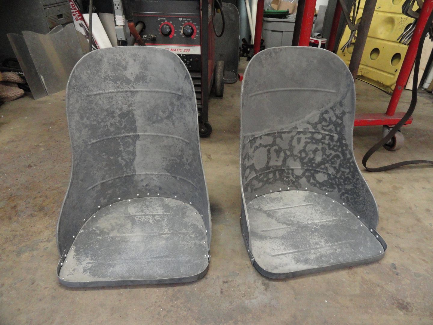Aluminum Bomber seats | The H.A.M.B.