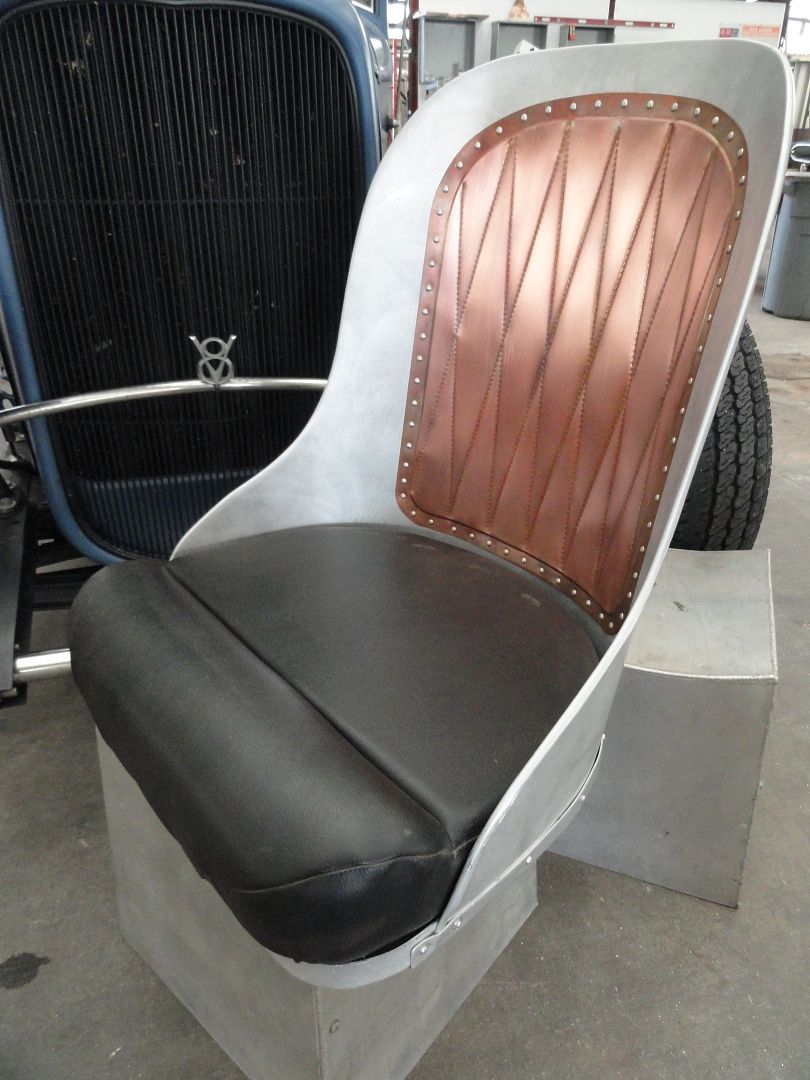 Aluminum Bomber Seats with Copper Insert | The H.A.M.B.