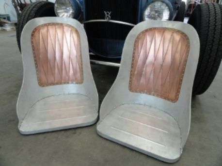 Aluminum Bomber Seats with Copper Insert | The H.A.M.B.