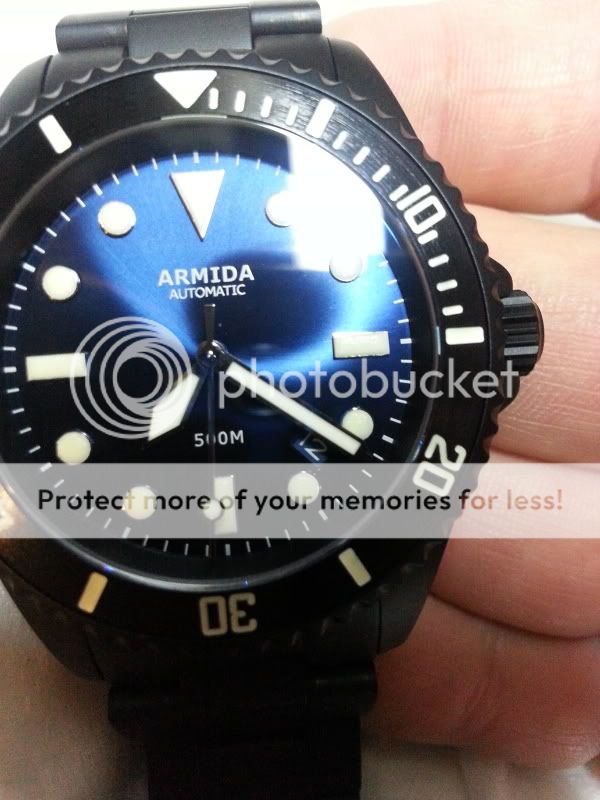 GONE, TRADED New Armida A2 PVD with Blue Sunbrush Dial | WatchUSeek ...