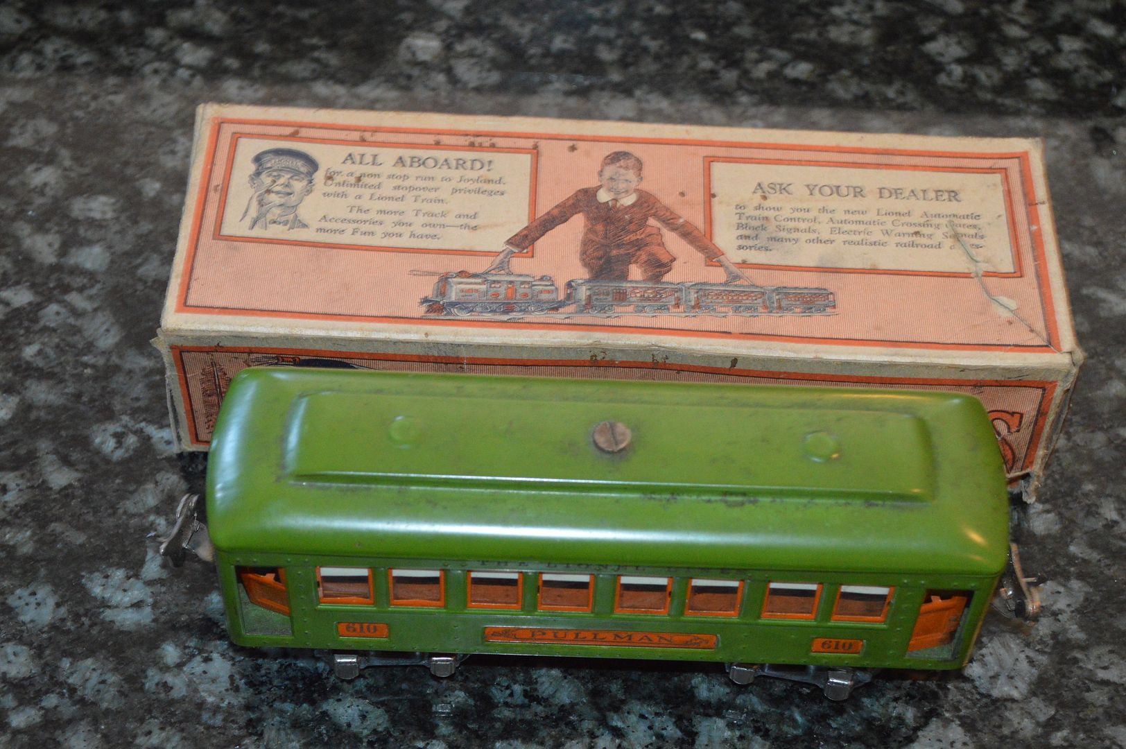 RARE 1930 ERA VINTAGE LIONEL TRAIN SET WITH BOXES AND MASTER BOX ...